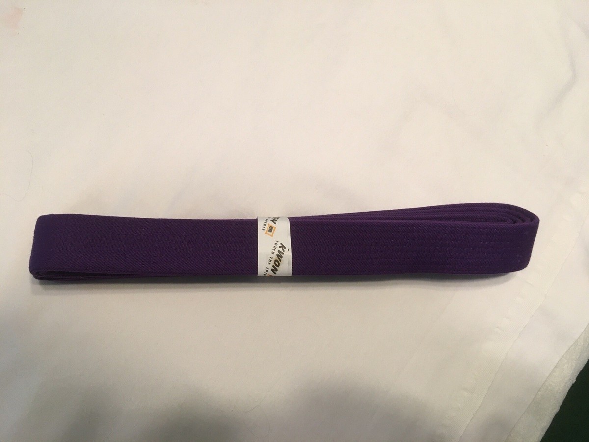 Taekwondo Purple Belt Taekwondo Belts | Barbary Pro Wear