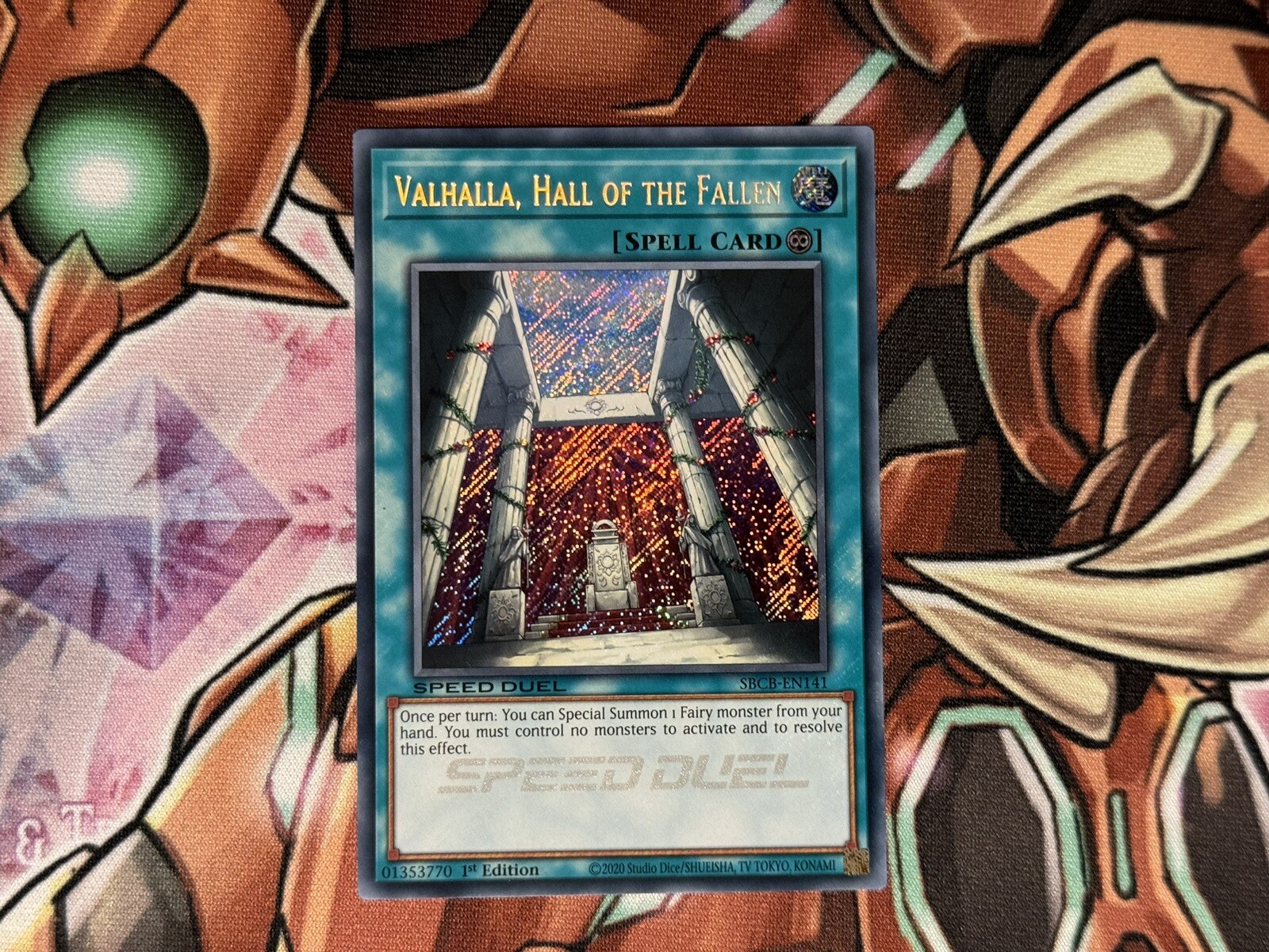 Valhalla, Hall of the Fallen - SBCB-EN141 - Secret Rare - 1st Edition ...