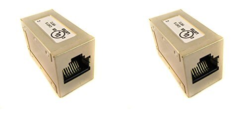 (2 Pack) INLINE Coupler Shielded Cat6 Ethernet Rj45 F/F Network Cable ...