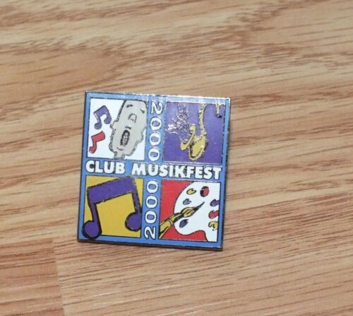 Vintage 2000 Club Musikfest Collectible Souvenir Lapel Pin | eBay