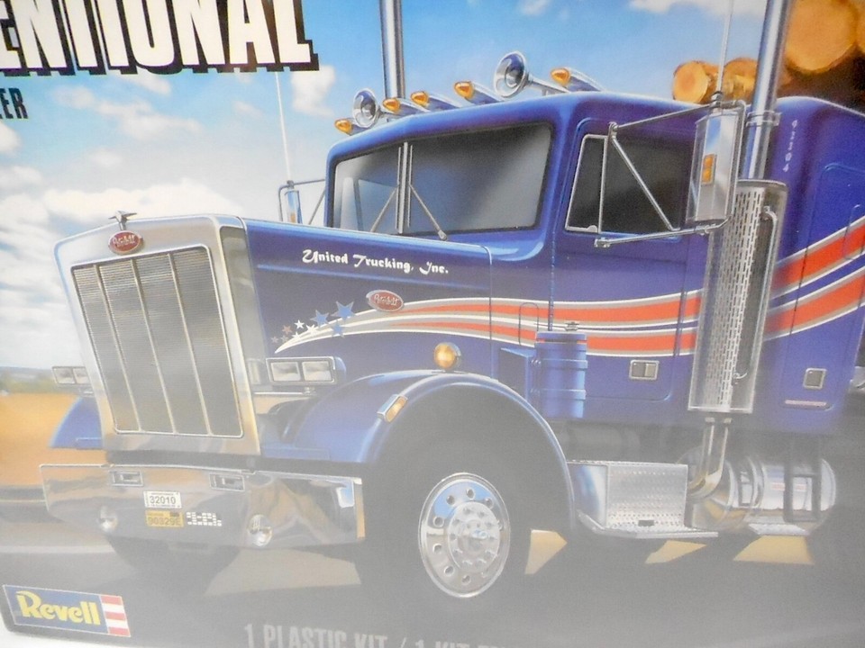 Revell Peterbilt 359 / AMT Trailer Combo 1:25 Scale Model Kits New ...