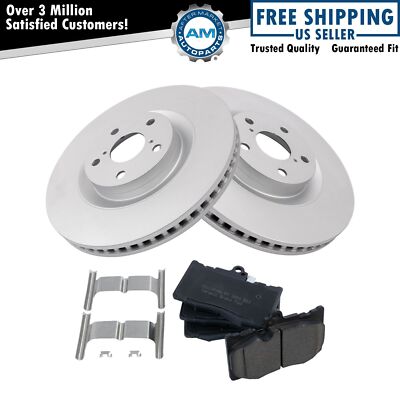 Front Ceramic Brake Pad & Coated Rotor Kit for Lexus GS300 GS350 IS300 ...