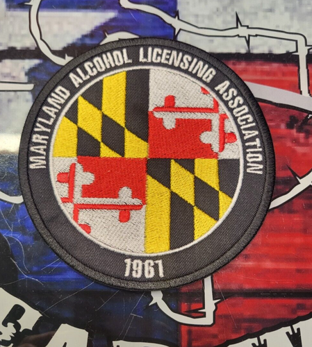 EMBROIDERED MARYLAND ALCOHOL LICENSING PATCH (Please Read Ad) | eBay