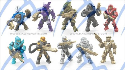 10X HALO MEGA CONSTRUX 10TH ANNIVERSARY SERIES FULL SET GOLDEN MASTER ...