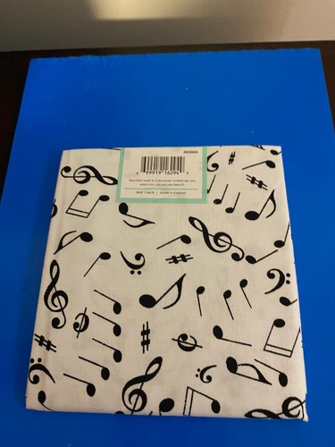 Fat Quarter Fabric Music Notes 18x 21 Inches 100 Cotton Musical Note ...