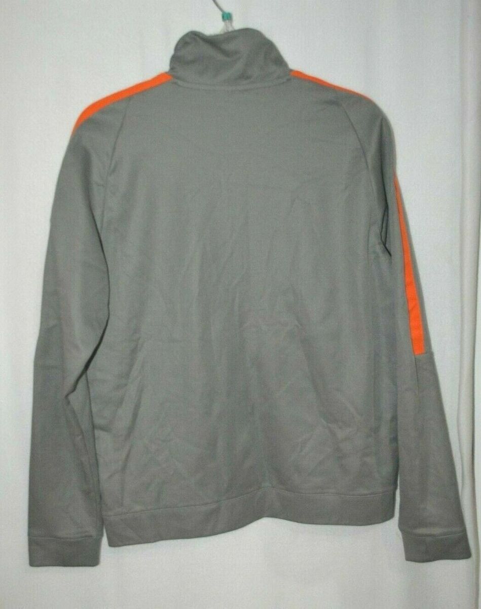 Nike Men's Sportswear N98 T Greenish Grey/Orange Jacket Nike Men's Sportswear N98 T Greenish Grey/Orange Jacket