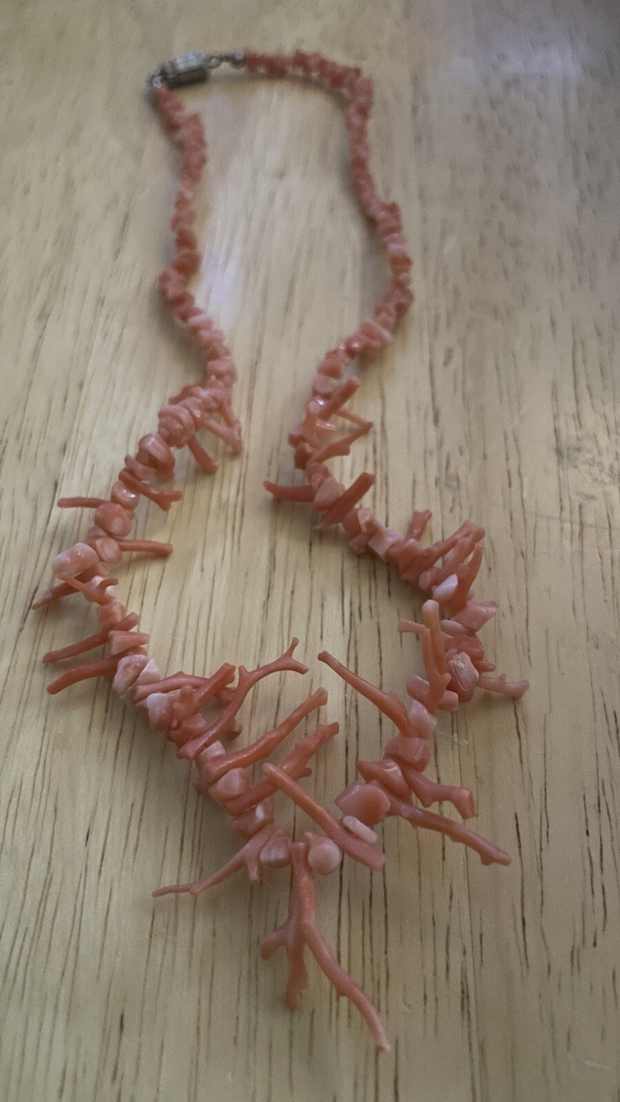 Authentic VINTAGE NAVAJO Coral Necklace - Gem
