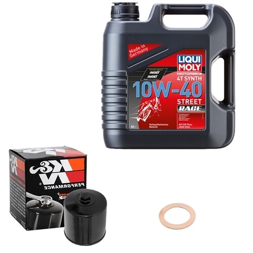 BMW K 75 S ABS 75/K569 1986, LIQUI MOLY 10W-40 Race 4L, K&N Ölfilter Set | eBay.de