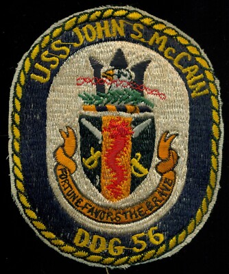USN USS John S. McCain DDG 56 Patch JN | eBay