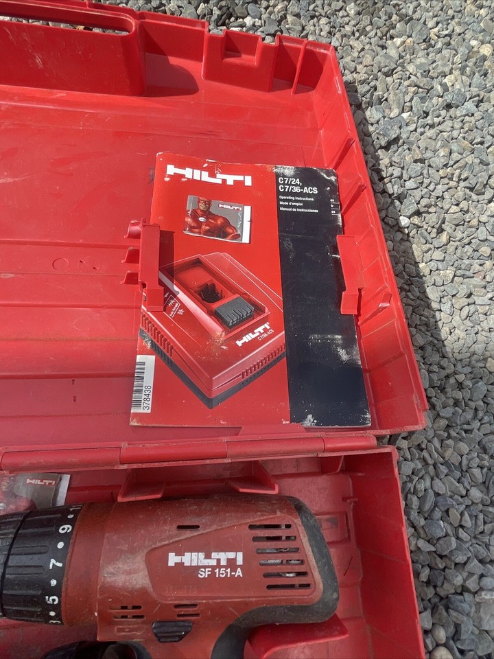 Hilti SF 151-A Hammer Drill Driver 15.6V Flashlight SFL 12/15 Case | eBay