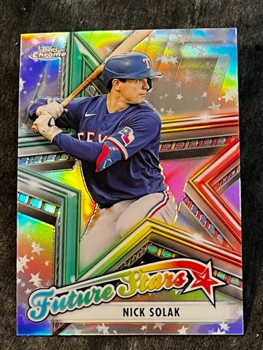 2021 Topps Chrome REFRACTOR FUTURE STARS Nick Solak | eBay
