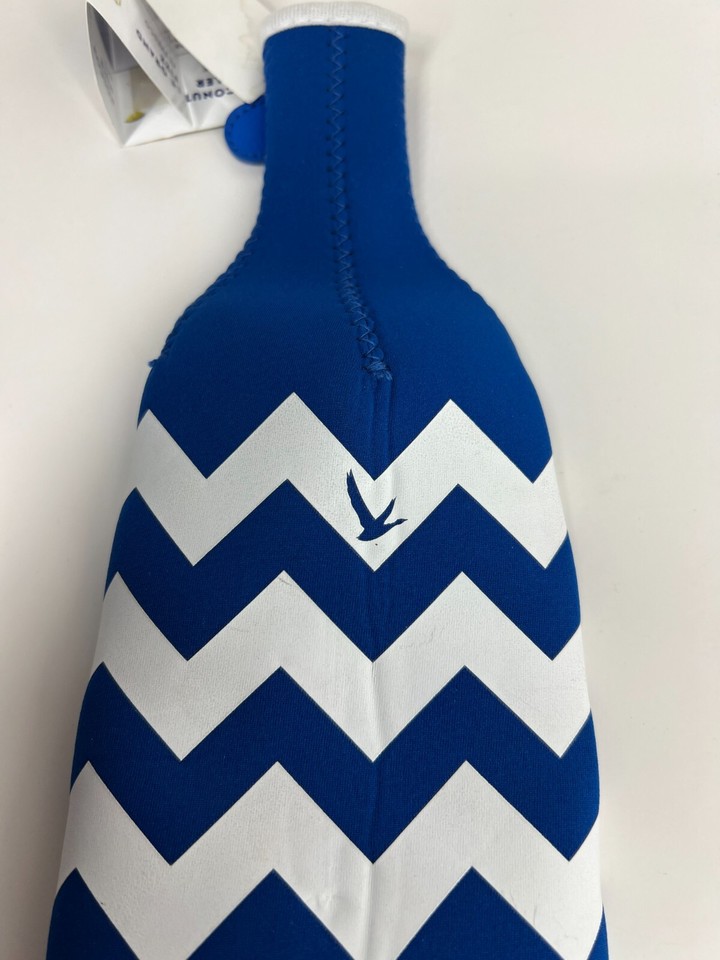 Grey Goose Vodka Blue Koozie Insulated Neoprene Zip Up Bottle Cover ...