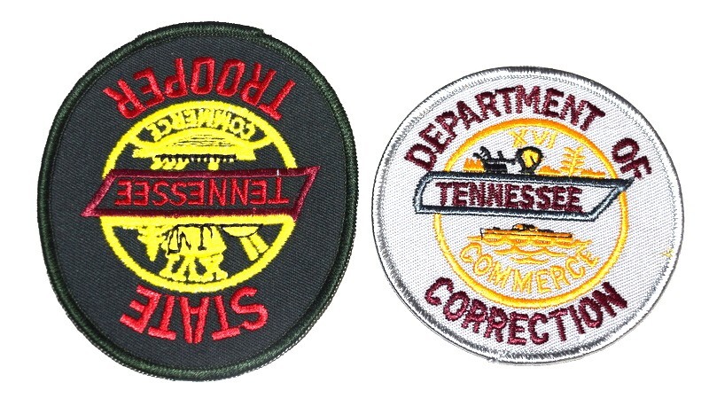 TENNESSEE TROOPER + DEPARTMENT OF CORRECTION Sheriff Police Patch 2 ...
