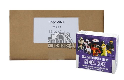 2024 Sage Football Mega 16-Box Case 746134168857| eBay