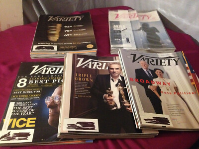 Variety Magazine 9 Issue Lot~October 1, 2019 thru November 26, 2019 ...