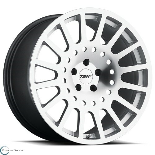 TSW Holeshot 9.5x18 Matte Titanium Silver with Matte Machine Face Rim ...