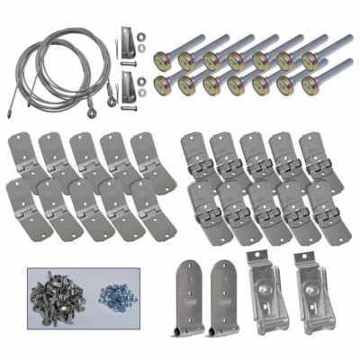 Todco Rollup door repair kit with hinges rollers cables bolt for 6 ...