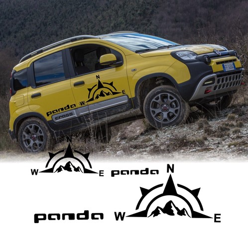 Adesivi Stickers per Auto Fiat Panda Cross 4x4 Off Road | eBay UK