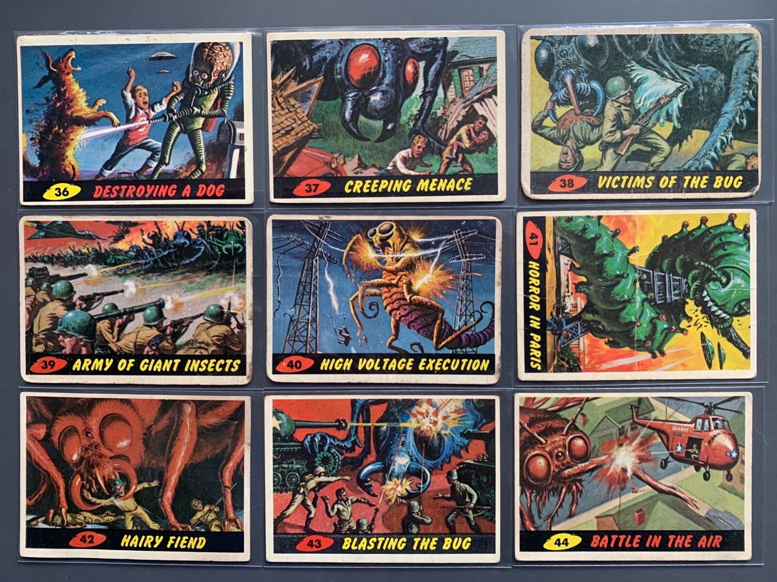 1962 Mars Attacks Complete Original Set | eBay