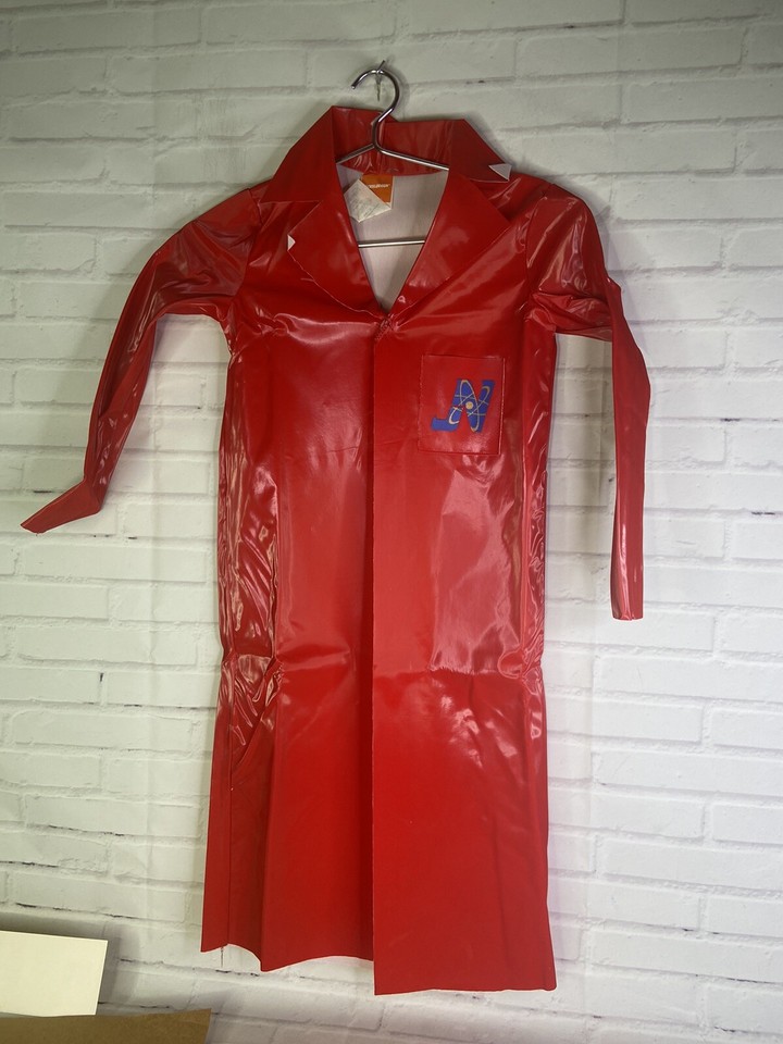 Nickelodeon JIMMY NEUTRON Lab Coat Child Halloween Costume Cosplay Red ...