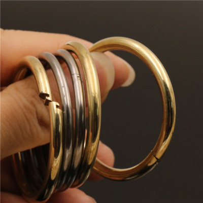 Solid Brass/Stainless Steel Split Lock O Ring Quick Release Keychain ...