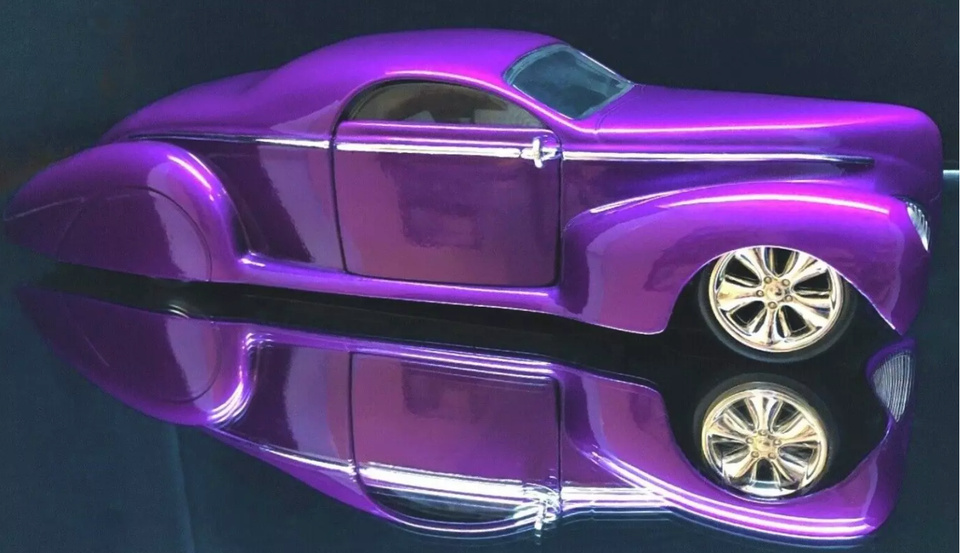 Ford Mercury Merc Chopped Hot Rod Custom Built 1:18 SCALE Metal Body ...