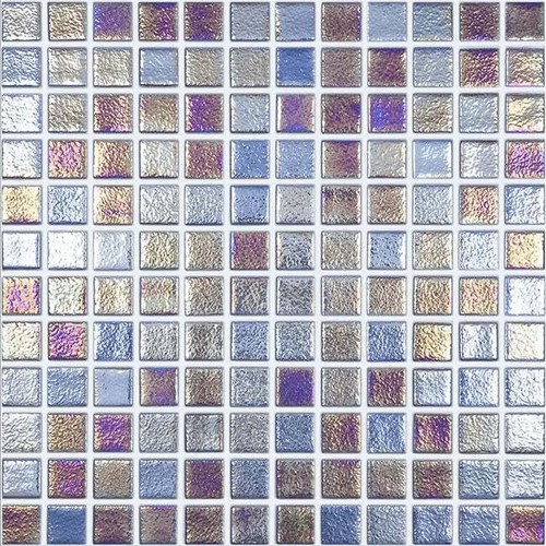 MODERN 1X1 SHELL SAPHIRE - 555 ANTI-SLIP GLASS MOSAIC TILE | eBay