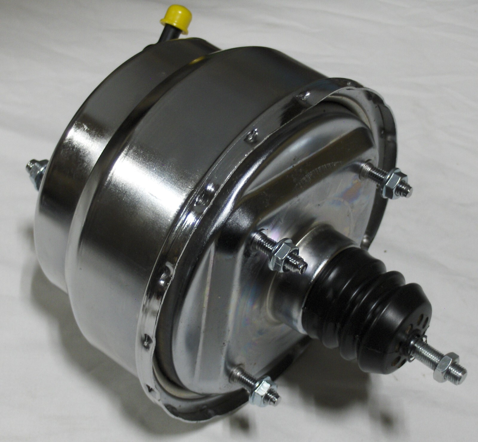 8" Dual Silver Street Rod Power Brake Booster & Bail Top Master ...