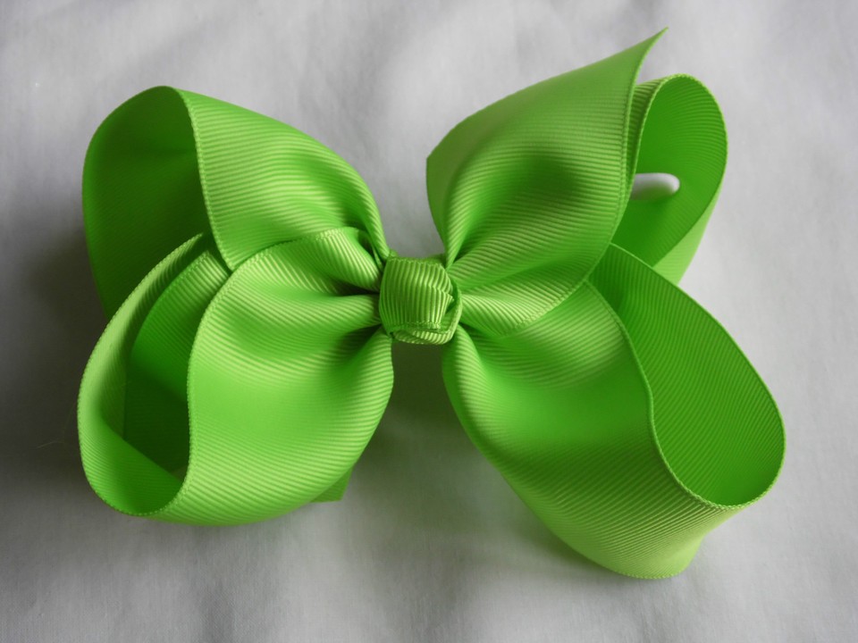 6" Big Bow Hair Bow Pin Alligator Clip Girls Ladies | eBay UK