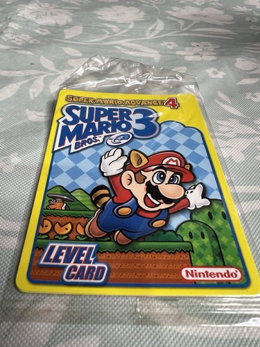 Sealed Nintendo Super Mario Bros 3 Level Card Power Up Gameboy Advance E Reader | eBay