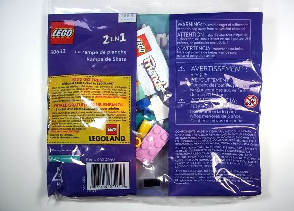 Lego Friends 30633 Skate Ramp polypack 46 pcs NEW | eBay