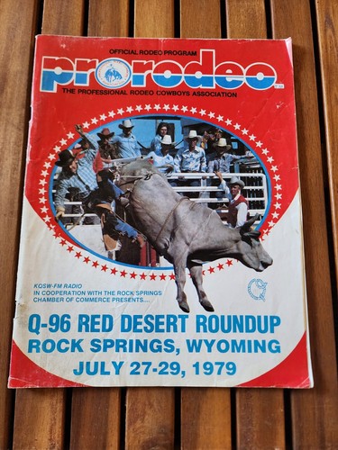 Pro rodeo Cowboy Association Program 1979 Rock Springs, Wyoming | eBay