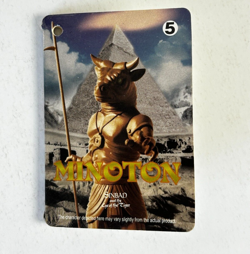 MINOTON #5 Action Figure TAG ONLY Sinbad The Eye Of The Tiger ...