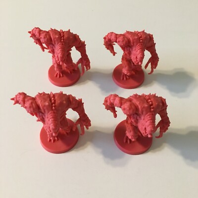 Zombicide: Invader 4 Driller Workers Spawn Miniature Figures (19-3) | eBay