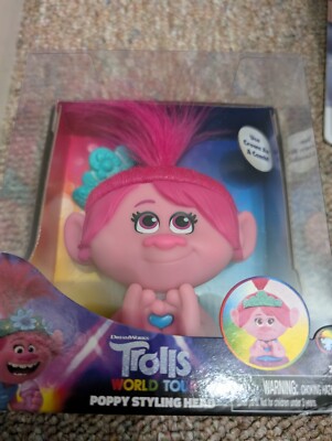 Dreamworks Trolls World Tour Poppy Styling Head Hair, New In Box | eBay
