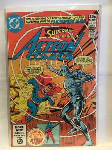 Action Comics #522 VF 1st Imprimé Dc Comics | eBay