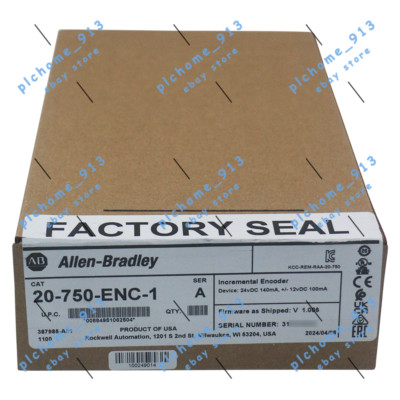 New Allen-Bradley 20-750-ENC-1 PowerFlex 750 Incremental Encoder Module ...
