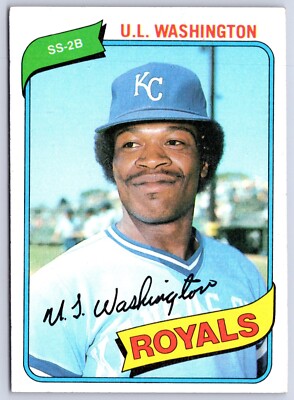 U.L. WASHINGTON 1980 TOPPS 80 NO 508 EXMINT+ 45556 | eBay