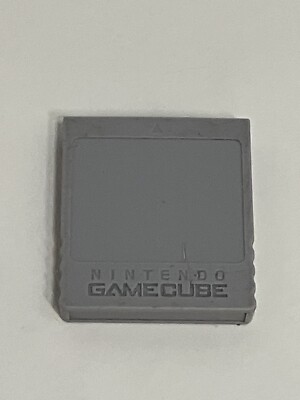 RARE Official Nintendo GameCube Memory Card Grey OEM DOL-020 Authentic ...