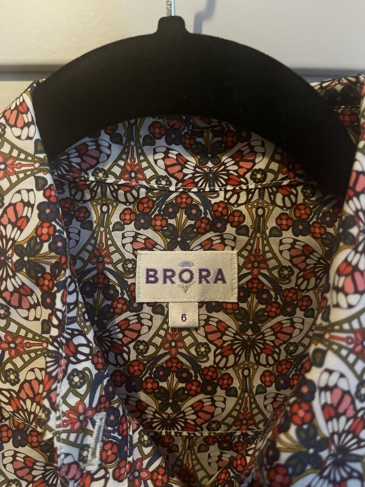 Nearly new - beautiful Brora Liberty print blouse, limited edition ...