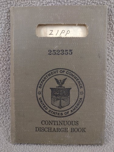 Continuous Discharge Book 1945 Seaman, Certificate of Service ...
