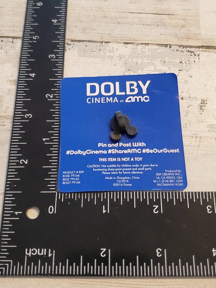 Disney Pin AMC Theaters Beauty and the Beast Cinema D3 | eBay