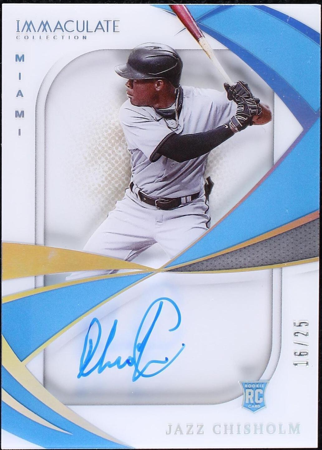 2021 Panini Immaculate Collection - Shadowbox Signatures Jazz Chisholm ...