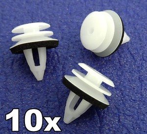 10x BMW Interior Plastic Trim Clips- Front & Rear Door Card Panel ...