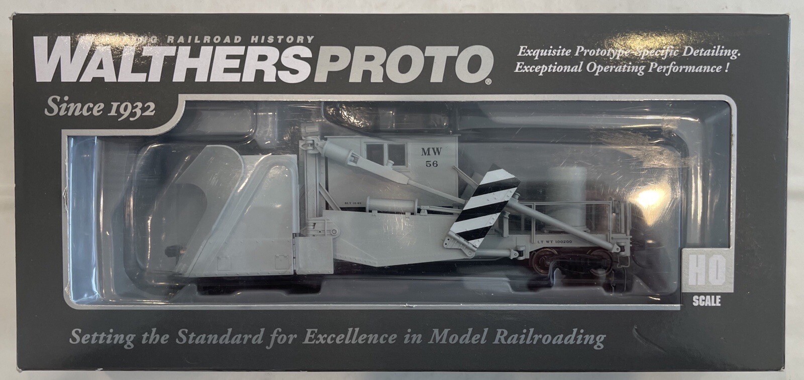 HO Scale Walthers Proto Jordan Spreader Maintenance-of-Way/MOW(Silver ...