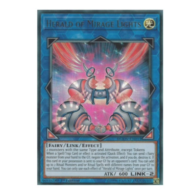HERALD OF MIRAGE LIGHTS *** ULTRA RARE DUOV-EN011 MINT/NM YUGIOH! | eBay
