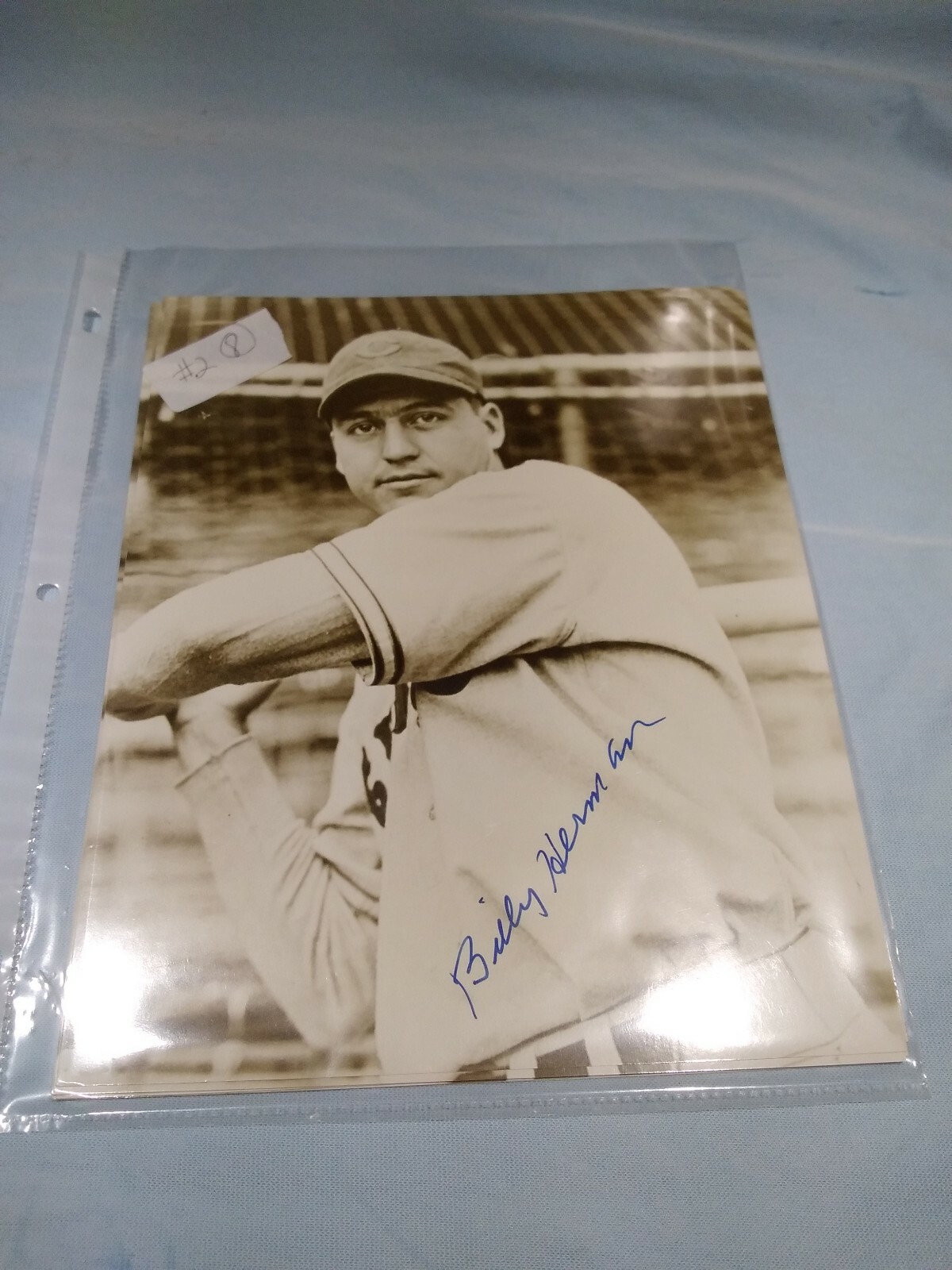 BILLY HERMAN AUTOGRAPHED 8x10 PHOTO SIGNED AUTO HOF CUBS DODGERS ...