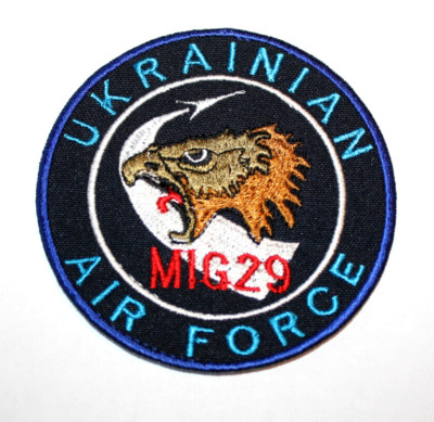 PATCH UKRAINE ARMY UKRAINIAN AIR FORCE AVIATION MIG 29 * UKRAINE WAR ...