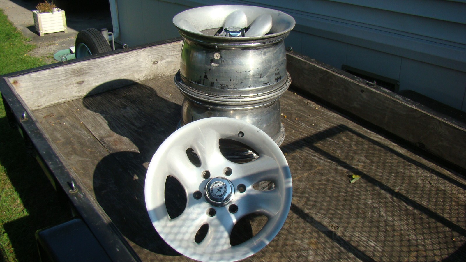 (4) 'AMERICAN RACING' 16 INCH 6 LUG 8.75" WIDE CHEVY TRUCK RIMS-TAKE A ...