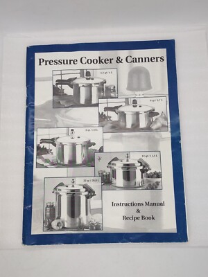 Mirro Multi-Language Pressure Cooker & Canners Instructions Manual ...
